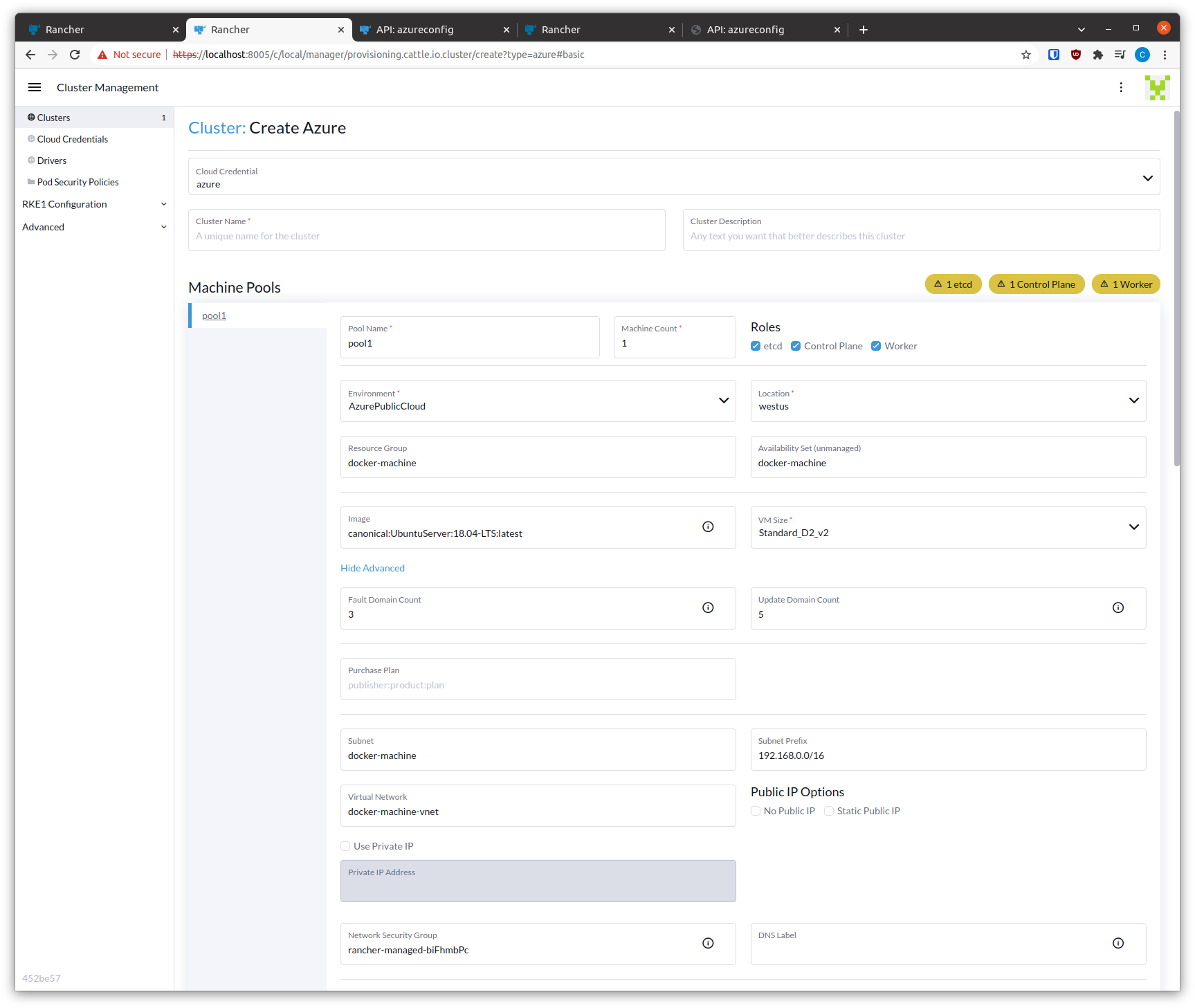 Support for Azure image Purchase Plan field · Issue #4503 · rancher/dashboard · GitHub