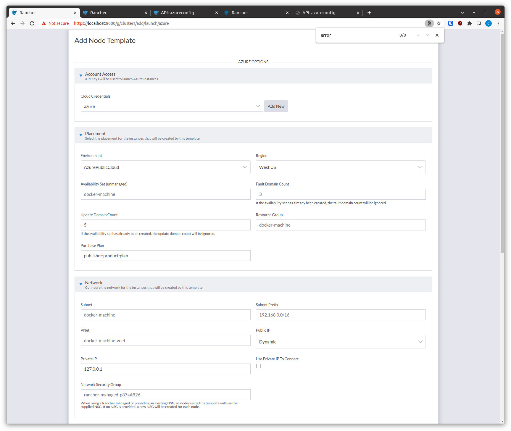 Support for Azure image Purchase Plan field · Issue #4503 · rancher/dashboard · GitHub