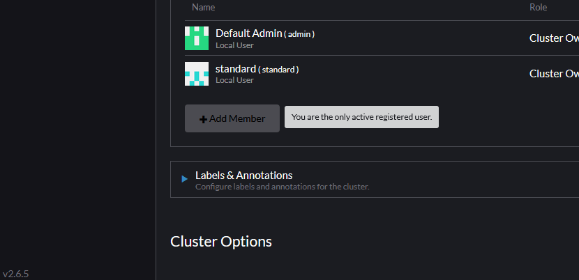 Standard users as `cluster-owner` are unable to add new members to the cluster in 2.6 for AKS ...