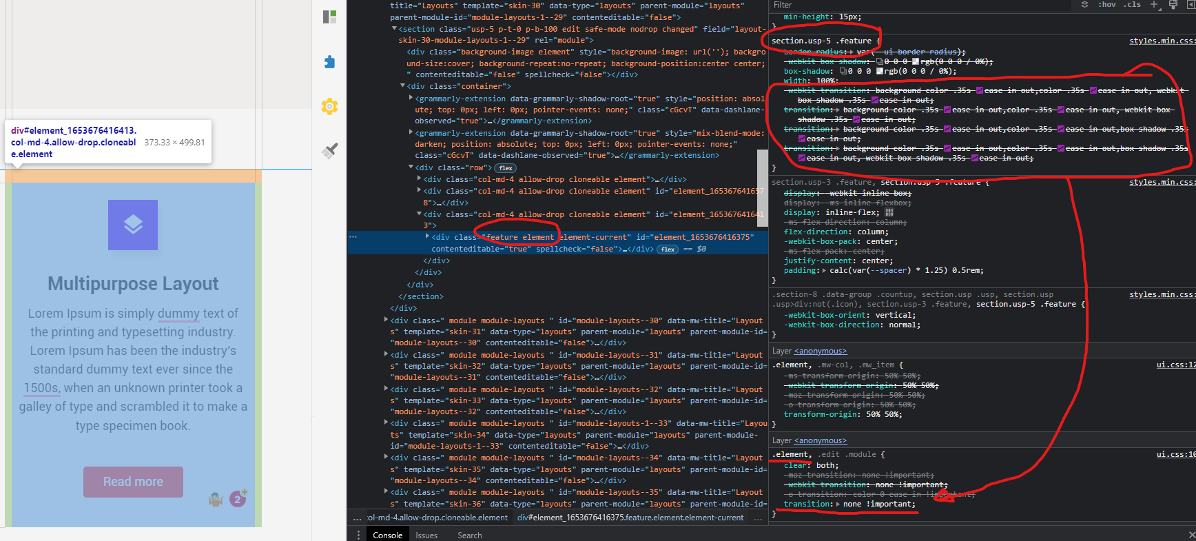 Question about element class styling. · Issue #873 · microweber/microweber · GitHub