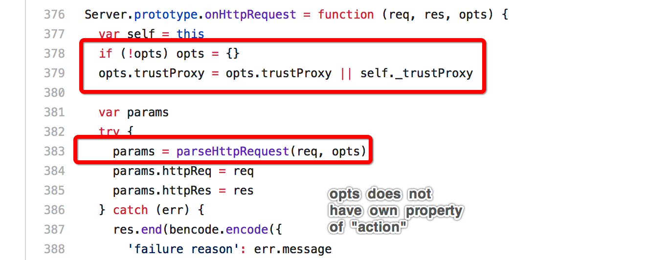 "invalid action in Http" error thrown in server · Issue #224 · webtorrent/bittorrent-tracker ...