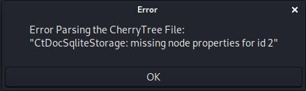 missing node properties · Issue #1579 · giuspen/cherrytree · GitHub