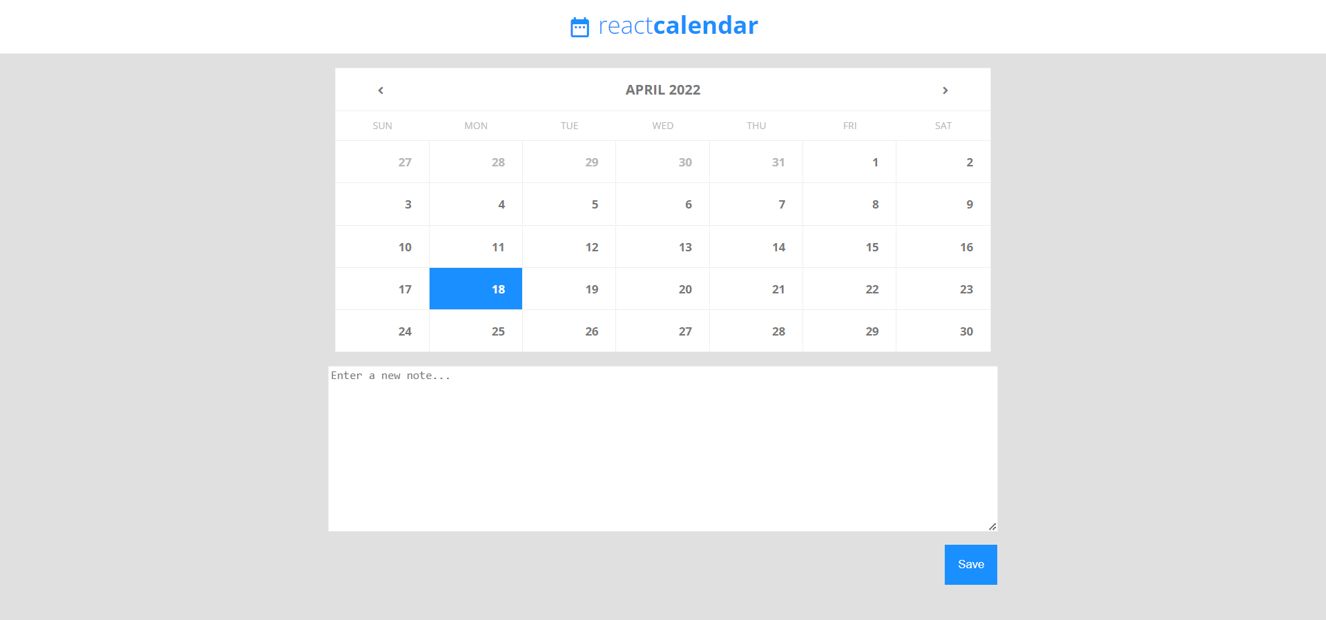 GitHub - dung-dau/react-calendar-notes