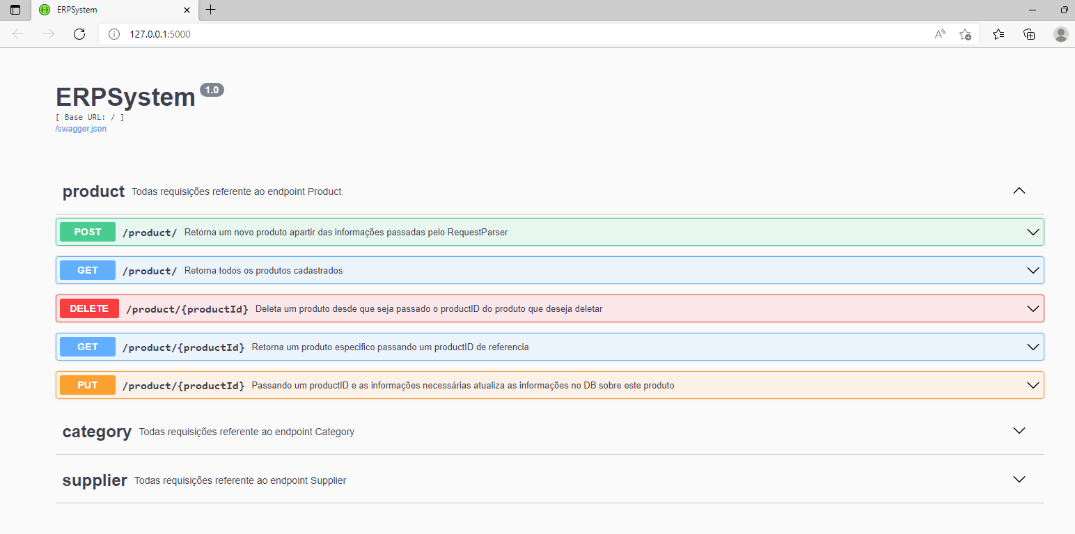 GitHub - OtavioFreire/ERPSystem: API de cadastro Produtos(CRUD) usando flask RestX, MongoDB ...