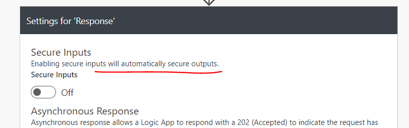 Operation Settings Securedata Linkedtoinputs Option Missing Description Did Not Confirm