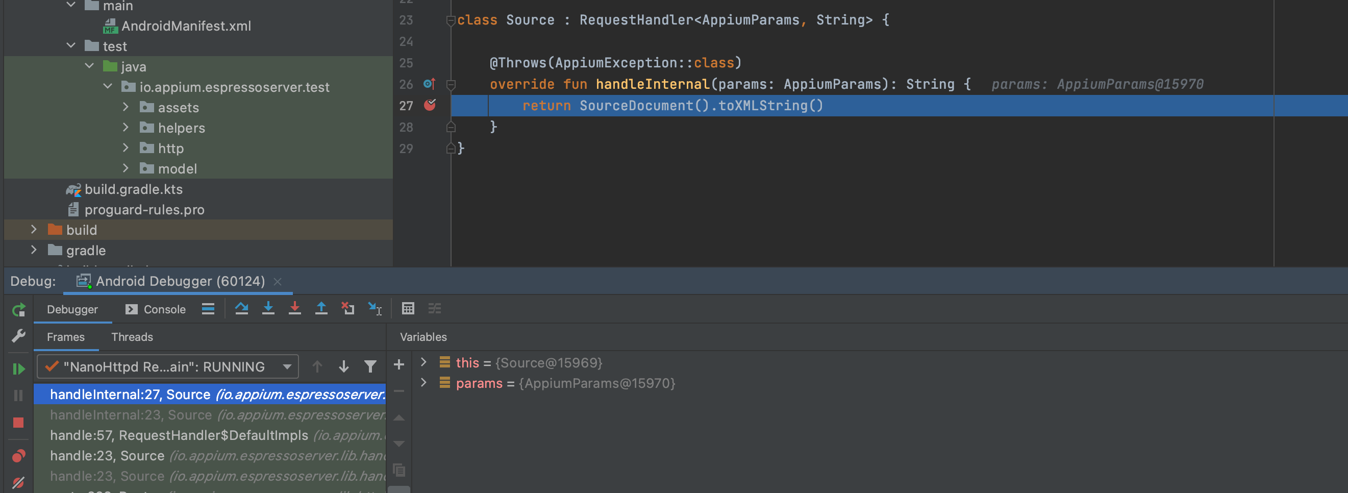 how to debug driver in Android Studio · Issue #777 · appium/appium ...