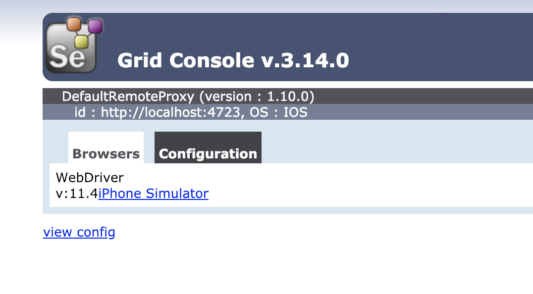 Appium 1100 Is Not Correctly Connected Registered To Selenium Grid 314 Or Higher · Issue