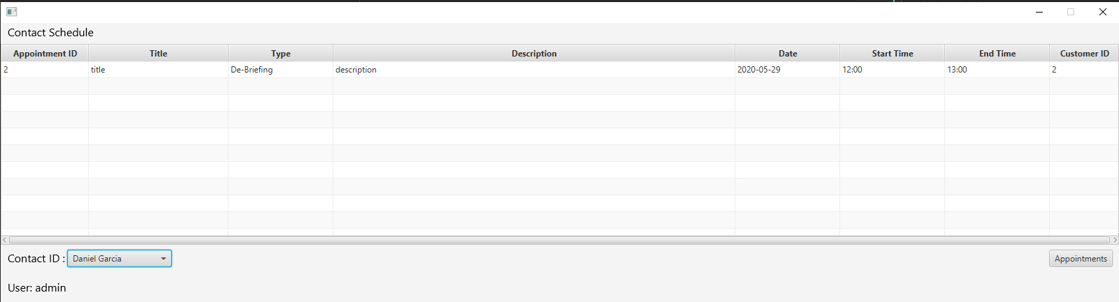 GitHub - TabishAbbasi/Java-II-Project: Appointment tracking application utilizing JavaFX and JDBC.