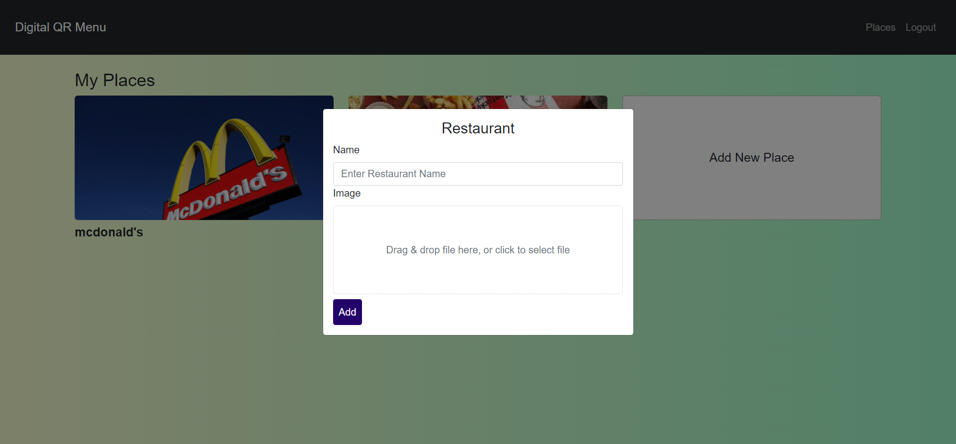 GitHub - Kshitiz-13/Digital-Qr-Menu: Bulding digital QR menu! A smart ...