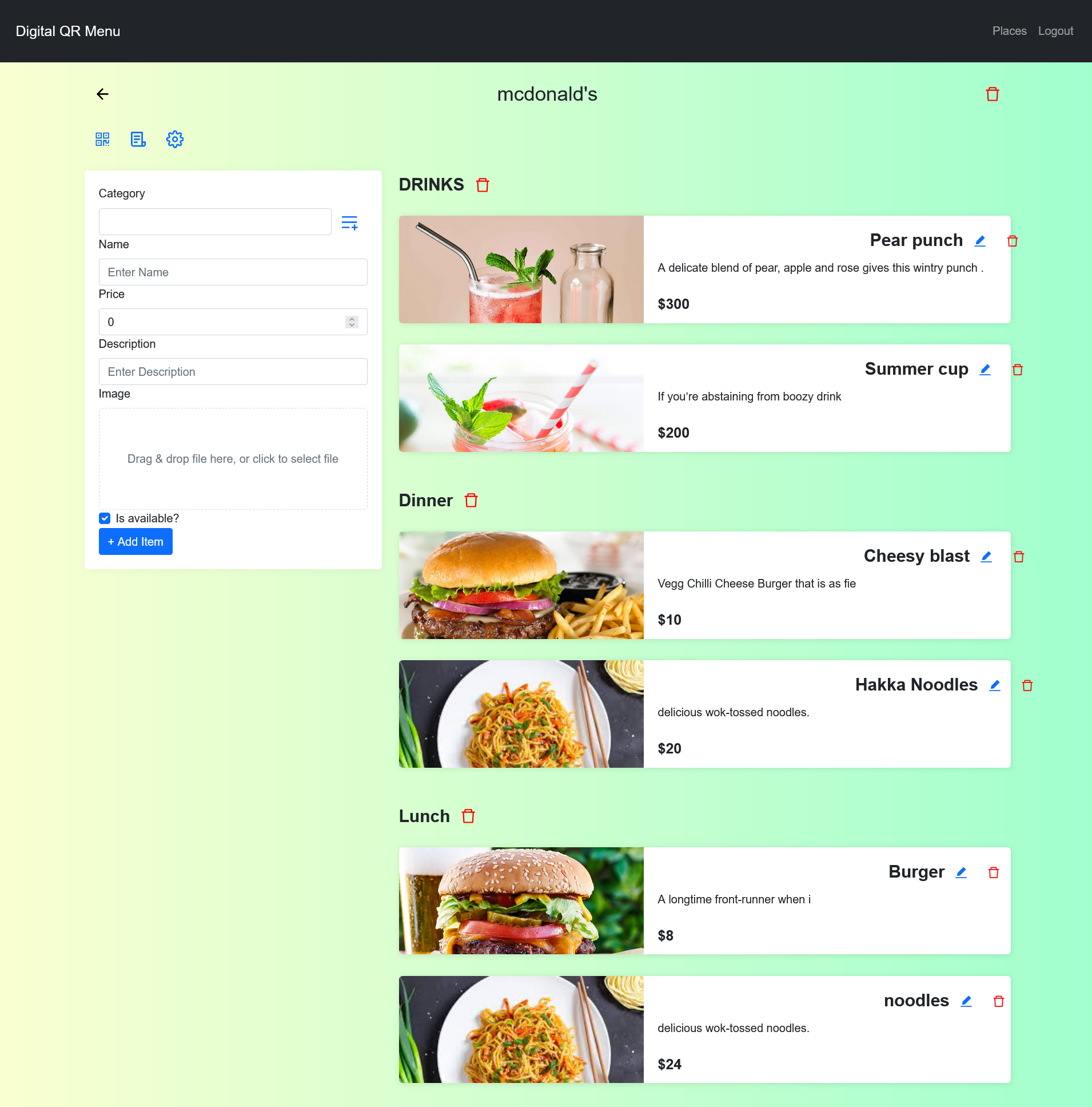 GitHub - Kshitiz-13/Digital-Qr-Menu: Bulding digital QR menu! A smart ...