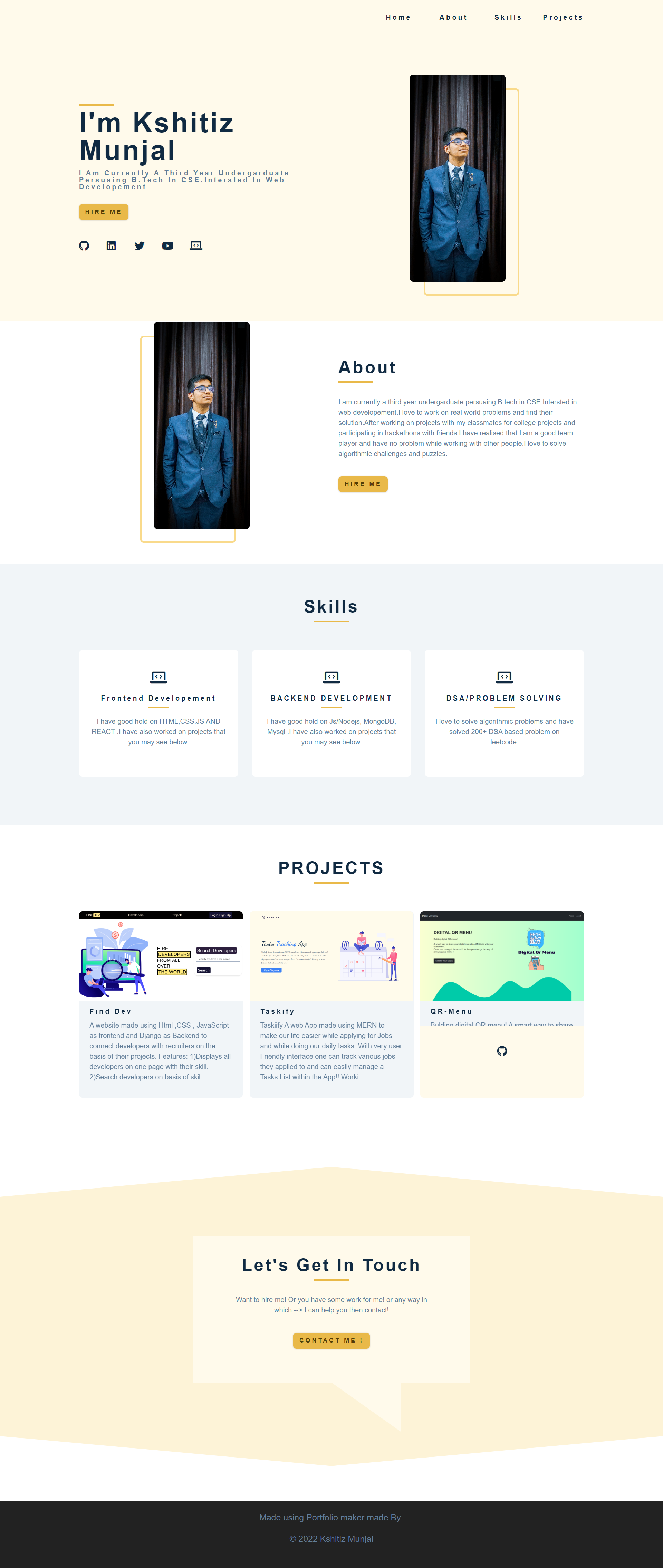 GitHub - Kshitiz-13/CodeFolio-A-porfolio-website-builder-for-Busy-developers