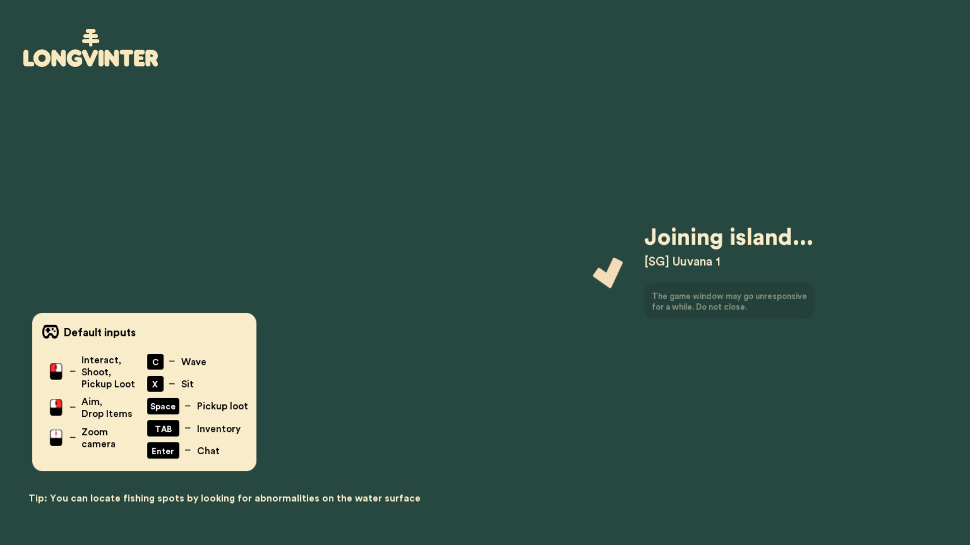 "Joining Island" forever · Issue #1135 · Uuvana-Studios/longvinter-windows-client · GitHub