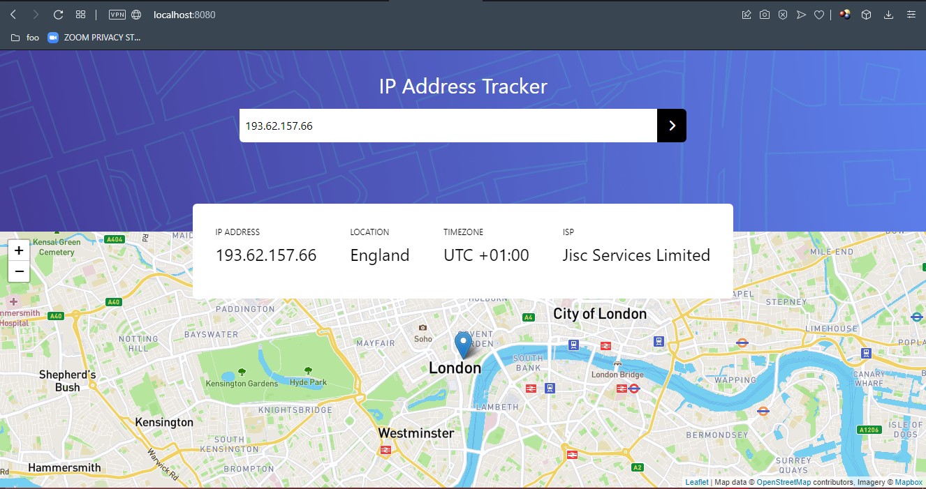 GitHub - papilocollanso/IP-Address-Tracker: A PWA for tracking and viewing IP's information.