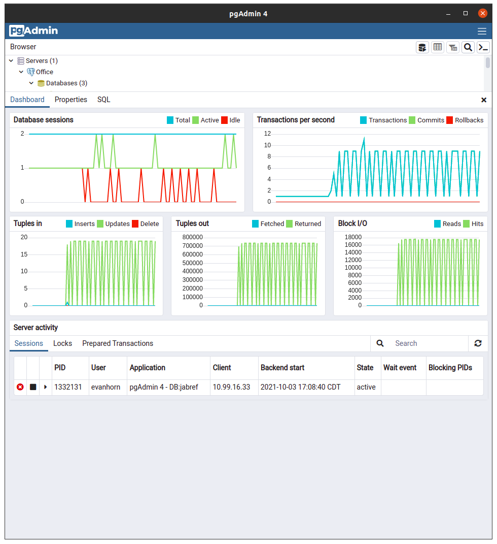 JabRef freezes when updating remote PostgreSQL database · Issue #8114 · JabRef/jabref · GitHub
