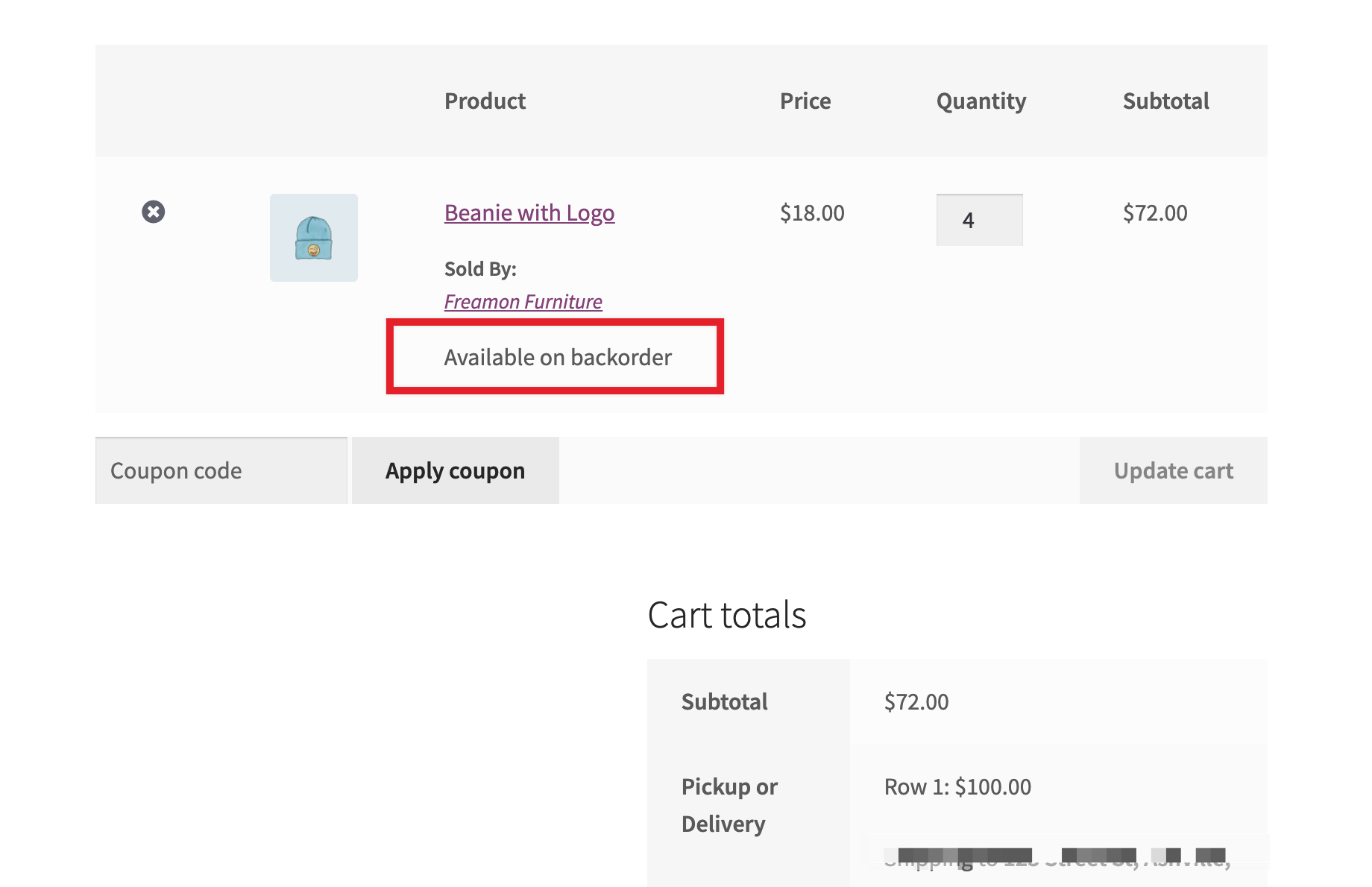 Cart Block Not Showing When Product Is On Backorder · Issue 2825 · Woocommercewoocommerce