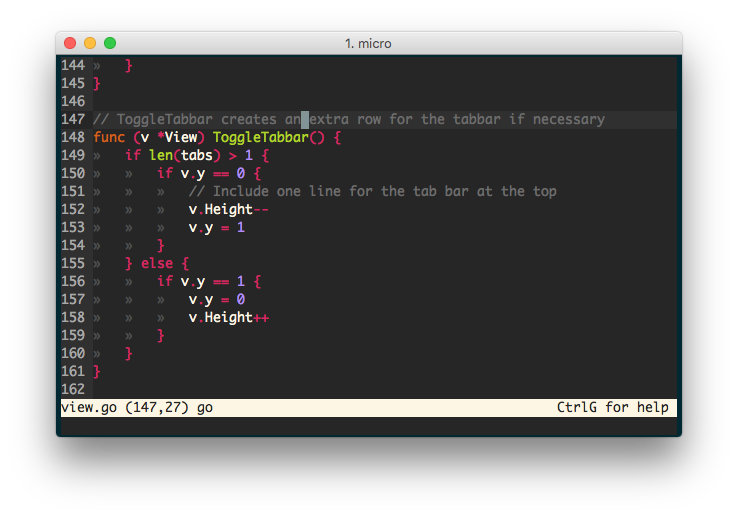"tabstospaces" isn't respected · Issue #702 · zyedidia/micro · GitHub
