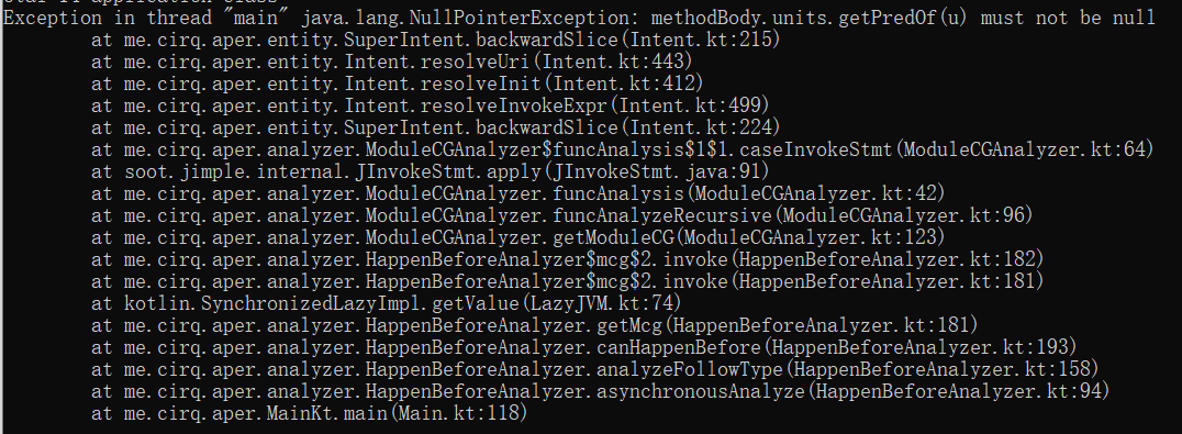 An error occurred when the compiled jar analyzed the APK file · Issue #3 · sqlab-sustech/APER ...