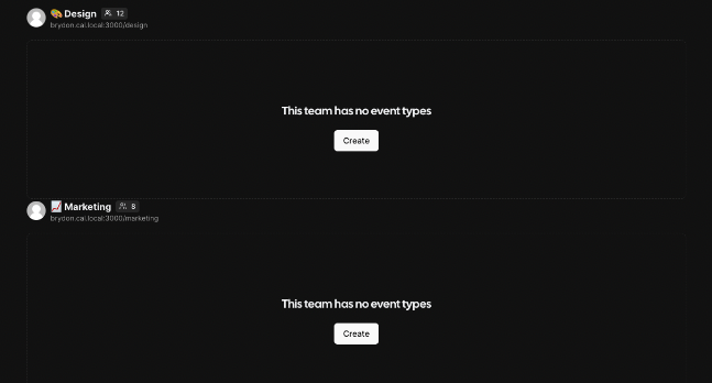 Team event types have no padding at the bottom. · Issue #11077 · calcom/cal.com · GitHub