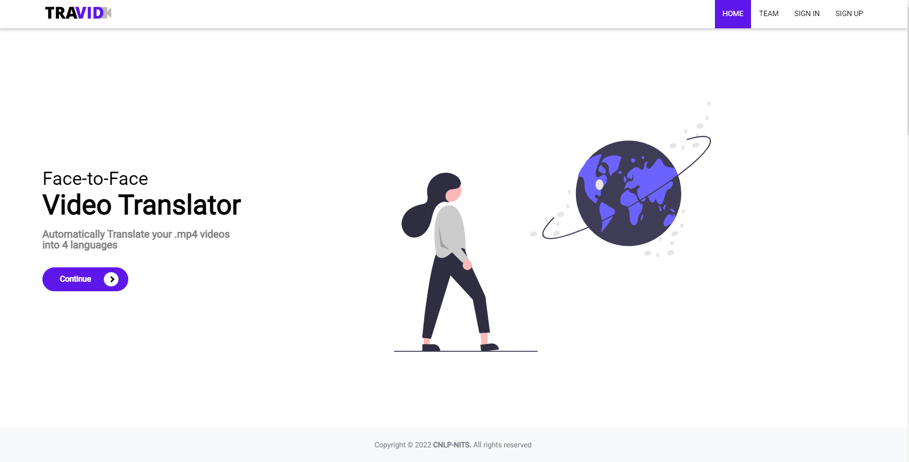 GitHub - proadhikary/TRAVID: A face-to-face video translation webapp.
