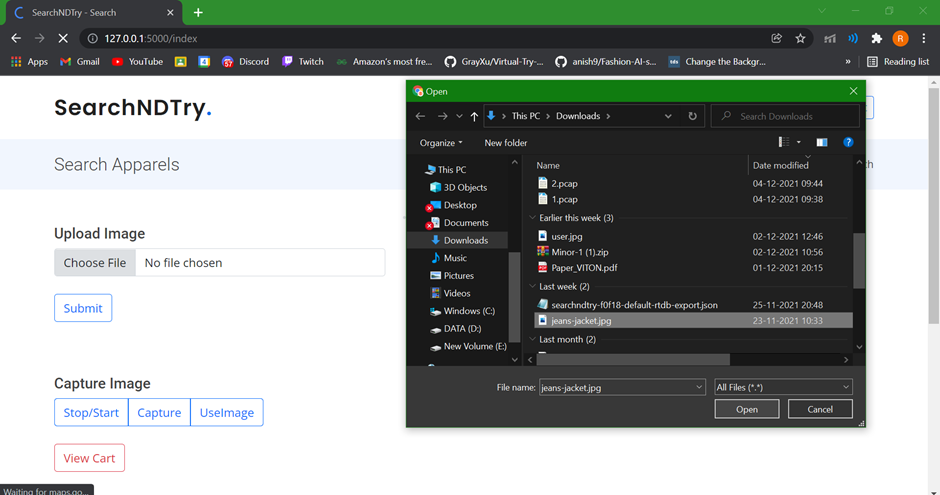 GitHub - Rishavks/SearchNDTry---An-application-for-Online-Apparel ...