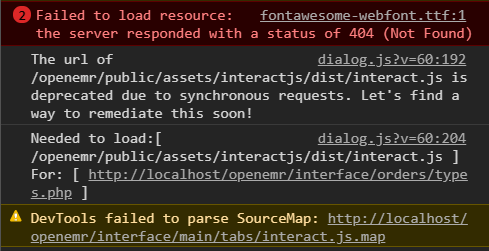 Font-awesome icons are missing · Issue #3213 · openemr/openemr · GitHub