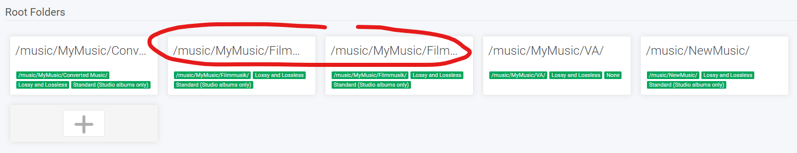 Bug: small display issue in root folder management · Issue #3918 · Lidarr/Lidarr · GitHub