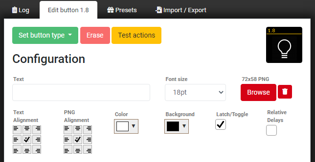 Add ability to clear a button's PNG · Issue #1358 · bitfocus/companion · GitHub
