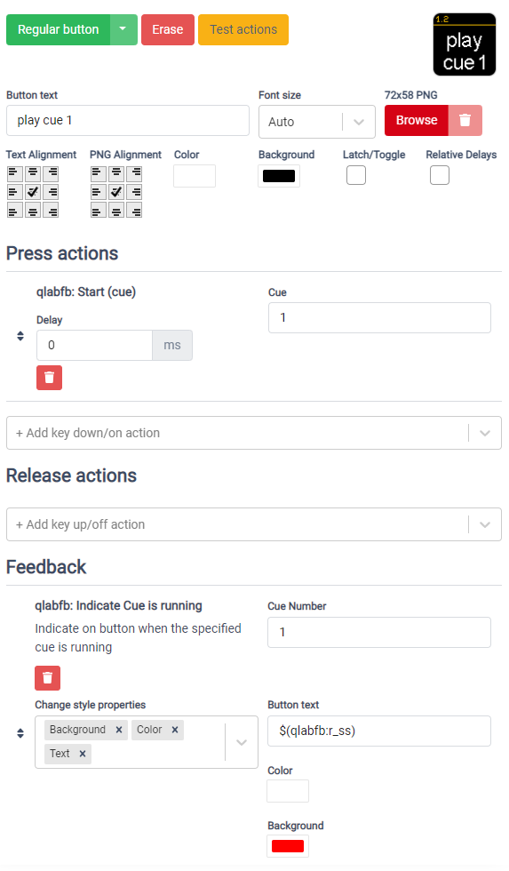 [BUG] Feedback button text that contain variables do not get updated ...