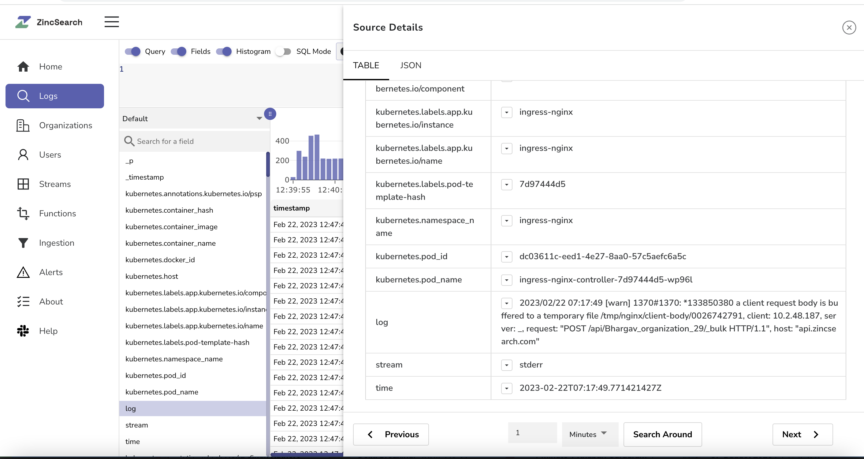 UI:message column supports line break and show full information · Issue #130 · openobserve ...