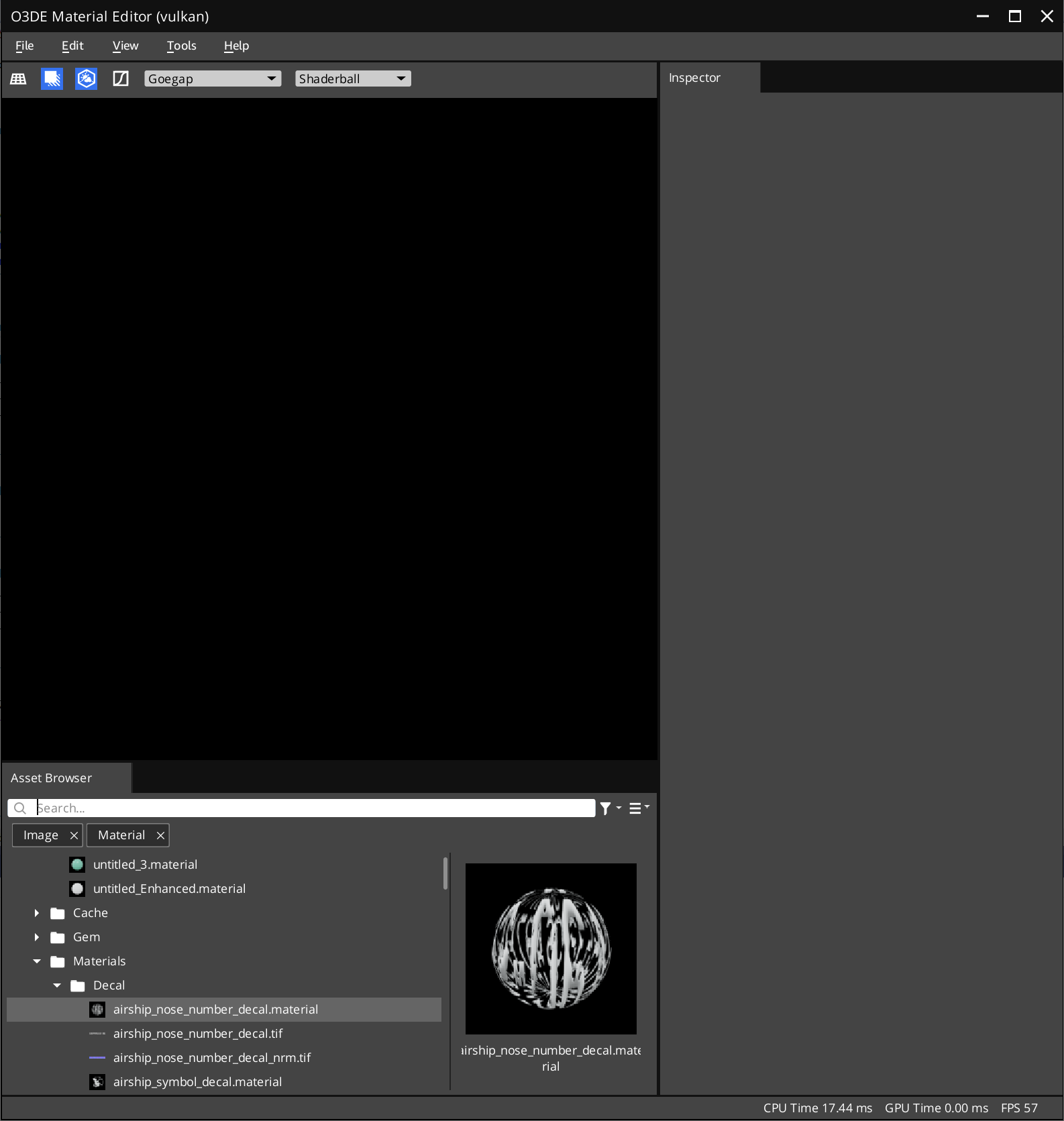 Material Editor Preview Is All Black At First · Issue #13312 · o3de ...