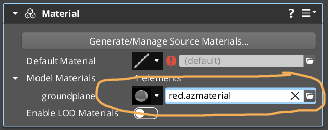 Wrong Thumbnail Shown in Material Component · Issue #13637 · o3de/o3de · GitHub