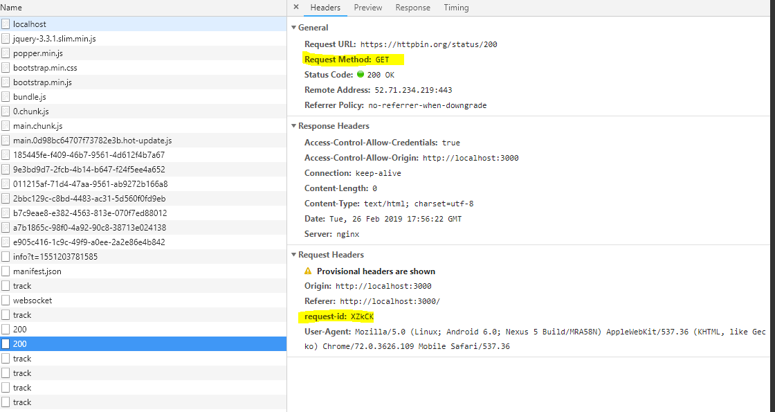 Will ApplicationInsights-JS support "Request-Id" header for "fetch" method in client's CORS ...