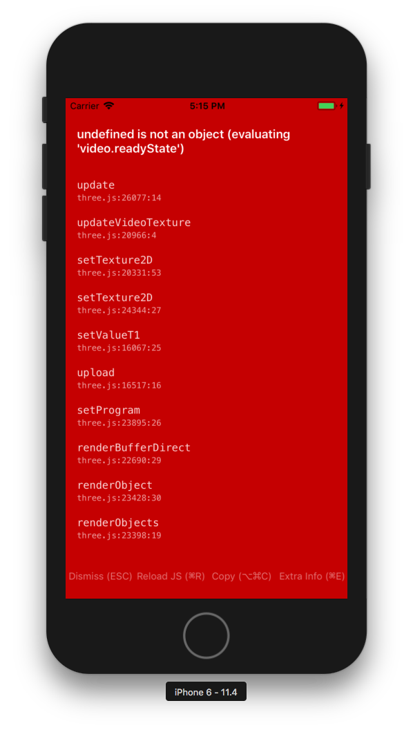 Render Video On Sphere Texture On React Native Webgl · Issue 14434 · Mrdoobthreejs · Github 