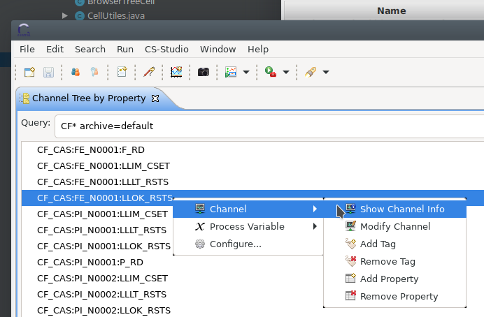 Unable to find "Show Channel Info" and "Modify Channel" in PV context menu · Issue #1169 ...