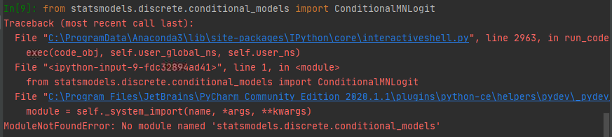 [QUESTION] Fixed effect logit (Conditional Logit) · Issue #5525 · statsmodels/statsmodels · GitHub