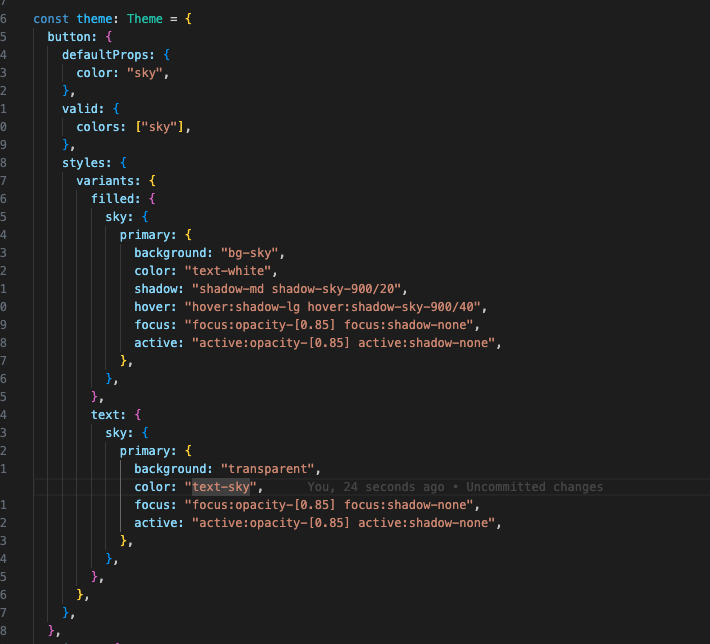 Customize Button component to add a color · Issue #191 · creativetimofficial/material-tailwind ...