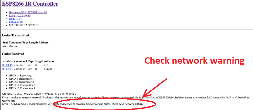 Could you post the original code (in the video)? · Issue #267 · mdhiggins/ESP8266-HTTP-IR ...