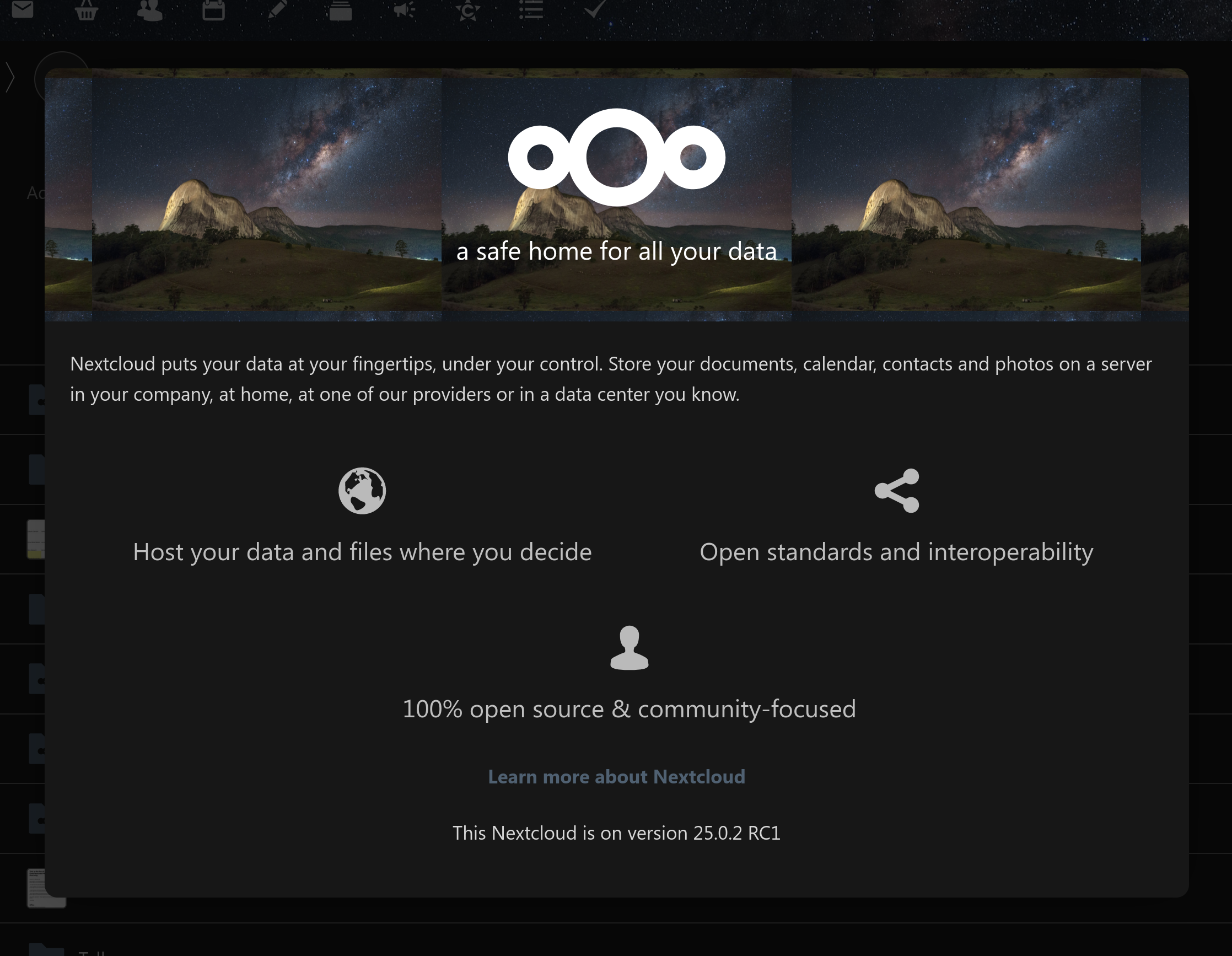 first run wizard image broken/showing the wrong image · Issue #785 · nextcloud/firstrunwizard ...