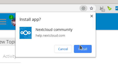 Offer an chrome app · Issue #2113 · nextcloud/spreed · GitHub