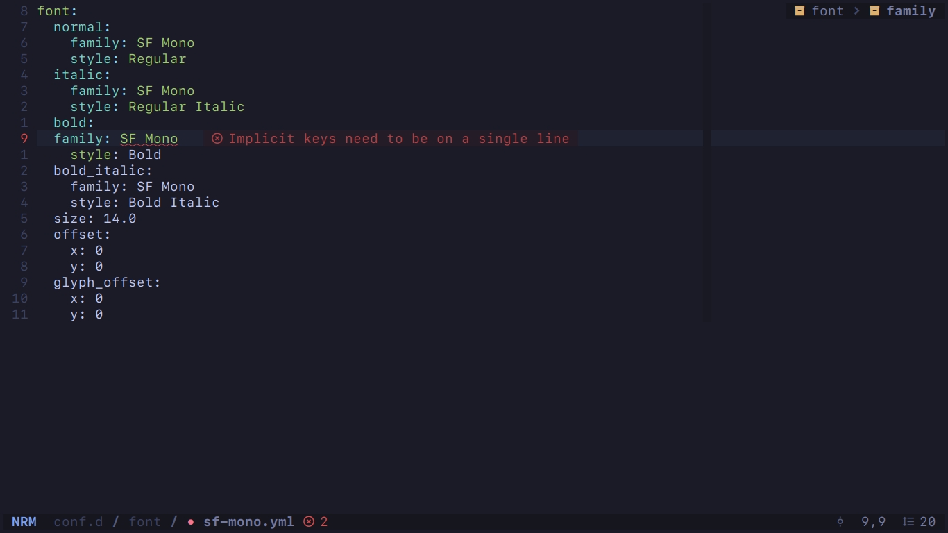 undercurl get cut off for positive font/glyph offset.y · Issue #6621 · alacritty/alacritty · GitHub