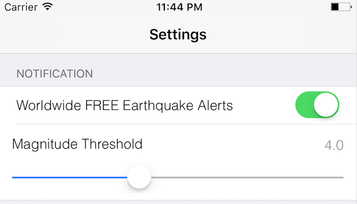 SliderRow left margin not aligned for iPhone Plus · Issue #1127 · xmartlabs/Eureka · GitHub