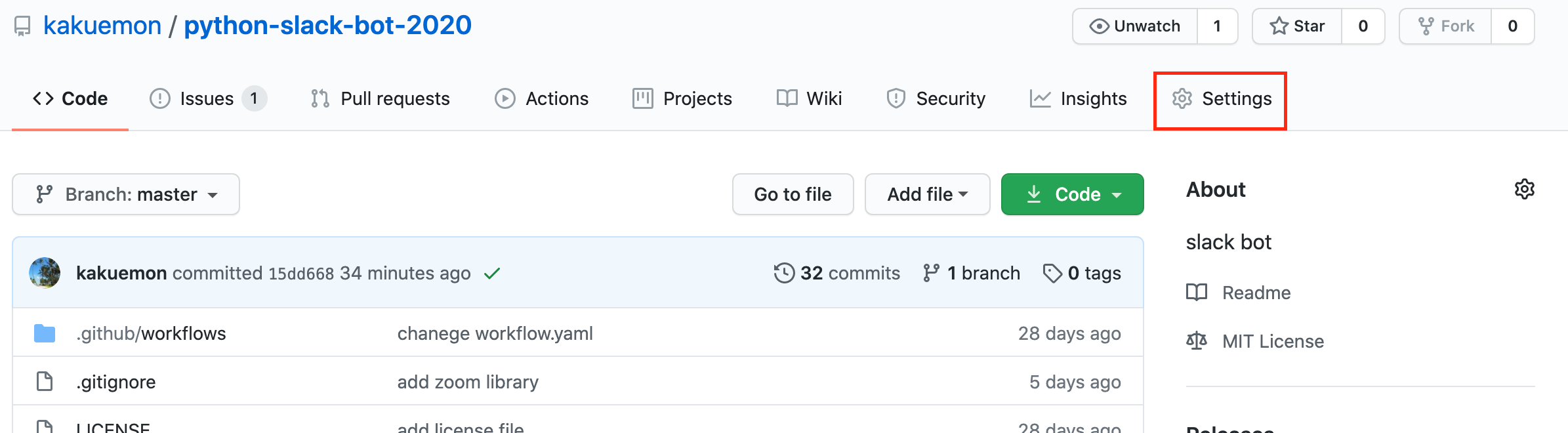 GitHub - gpsnmea/python-slack-bot-2020: slack bot
