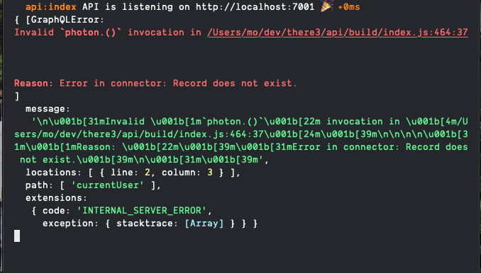 Prisma Errors Render Weird Contain U000 Characters · Issue 235 · Prismaprisma Client Js 2934