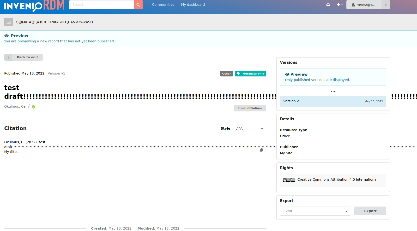 records details: long titles are overflowing · Issue #1568 · inveniosoftware/invenio-app-rdm ...