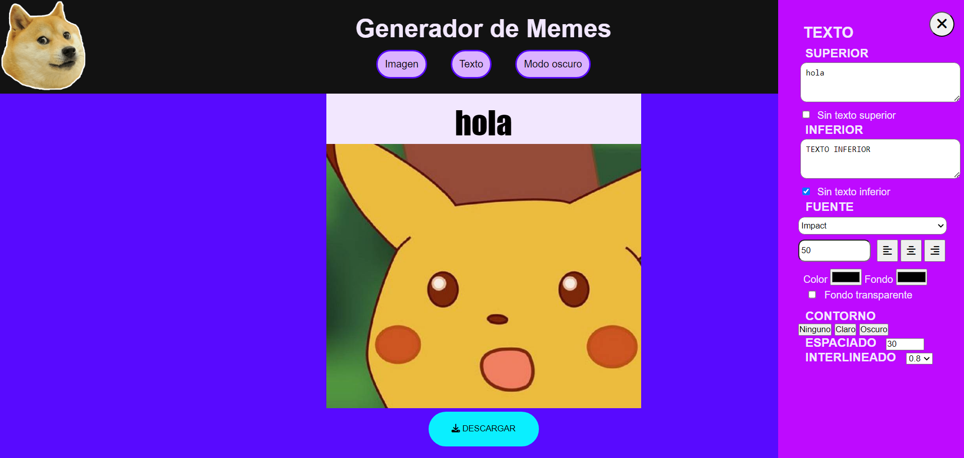GitHub - lucianazara/generador-de-memes: Generador de memes