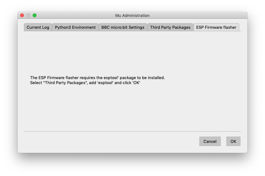 ESP Firmware flasher: add button to install esptool dependency · Issue ...