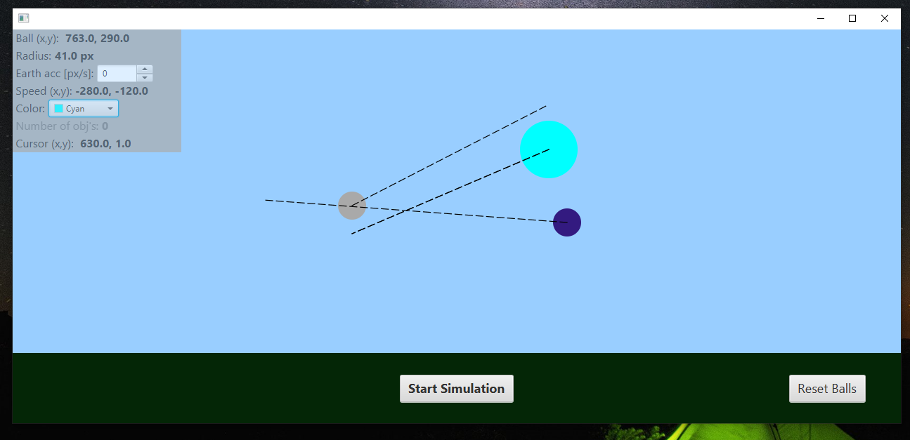 GitHub - rmaj91/BallsCollisionSimulator: JavaFX Balls Collision Simulator