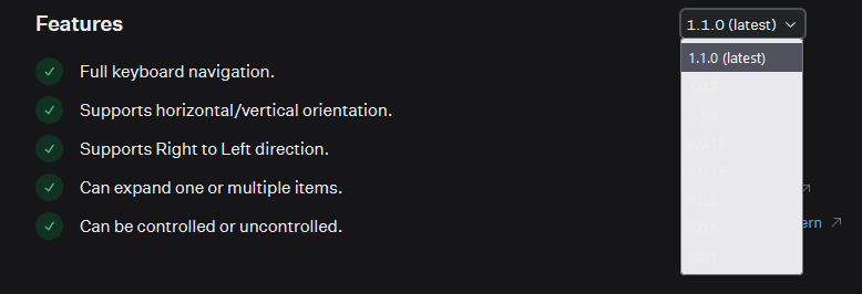Bad contrast in primitives' versioning select (dark mode) · Issue #623 · radix-ui/website · GitHub