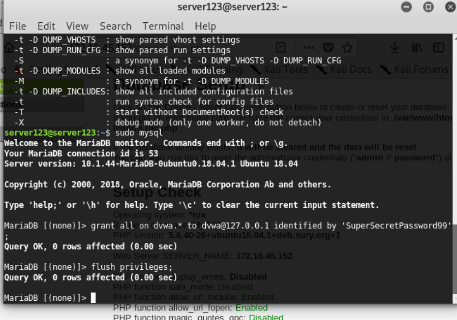 Could Not Connect To The Mysql Service Please Check The Config File · Issue 318 · Digininja
