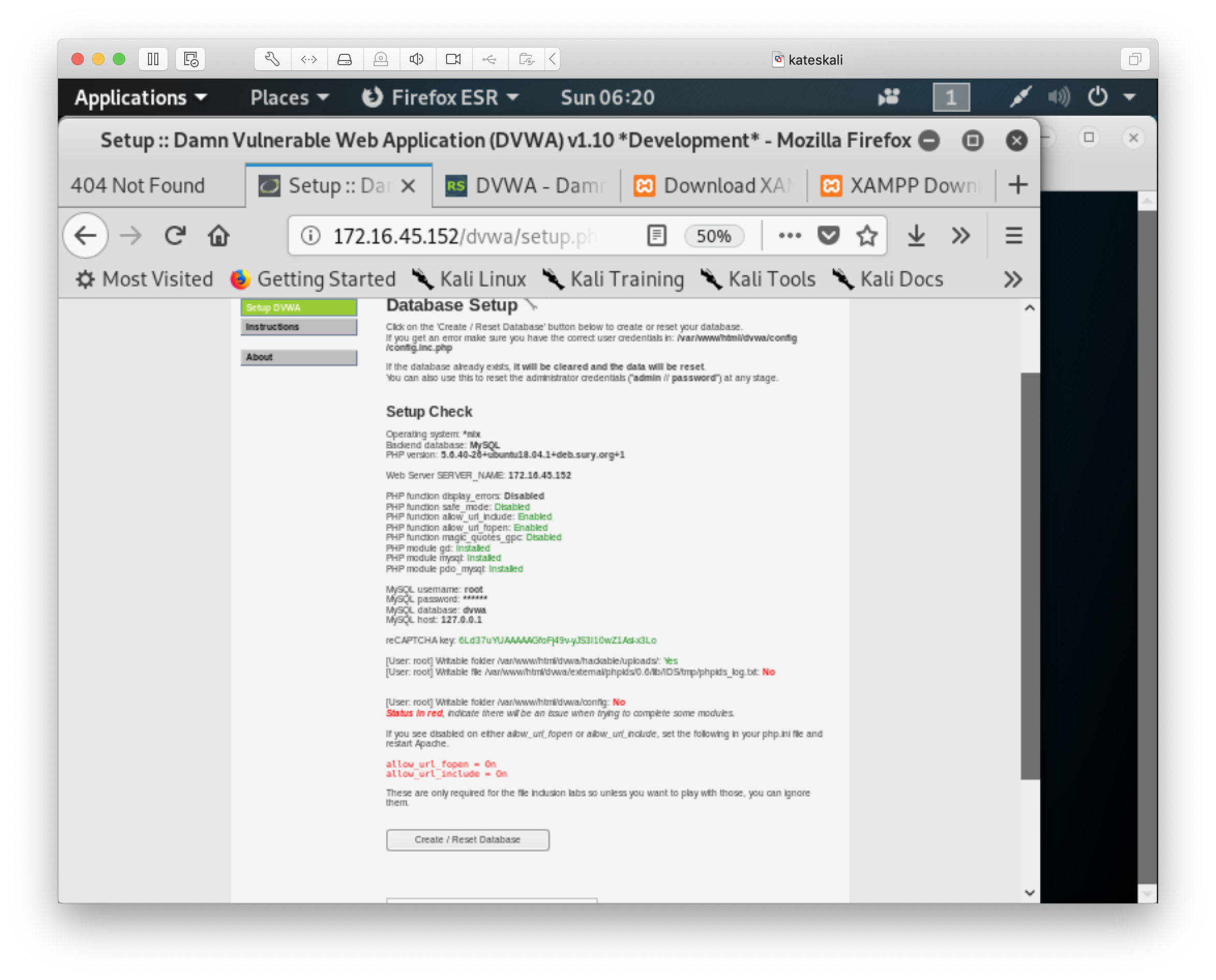 Could not connect to the MySQL service. Please check the config file. · Issue #318 · digininja ...